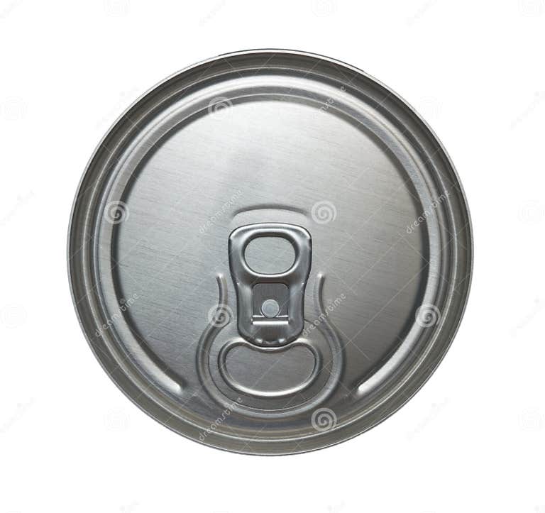 Top of can stock image. Image of grey, metallic, ring - 11412757