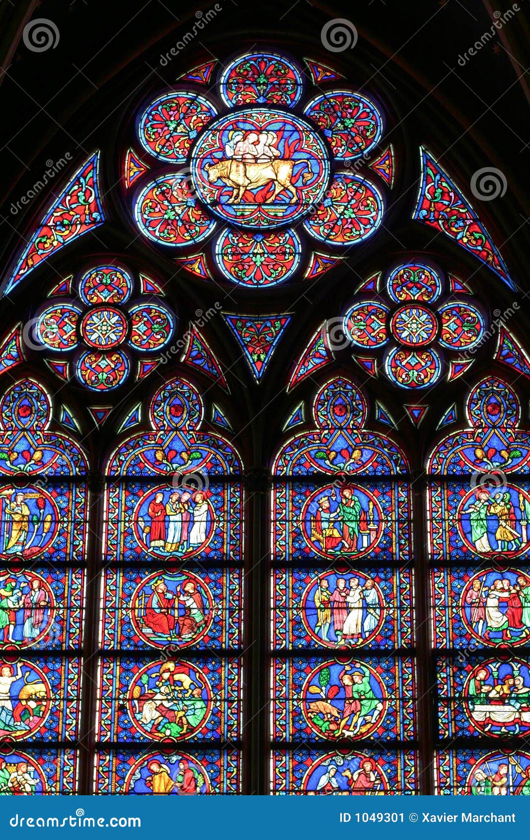 Top of a cathedral window stock image. Image of trough - 1049301