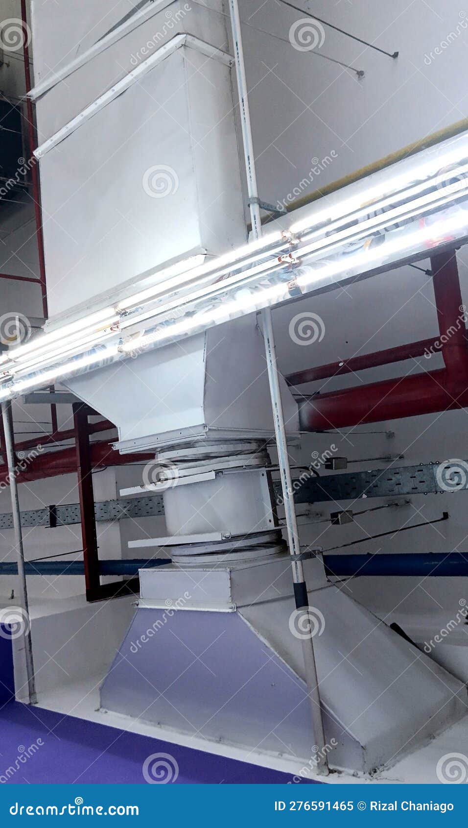 The Top Ceiling of the Mill is Made of Metal Stock Image - Image of ...