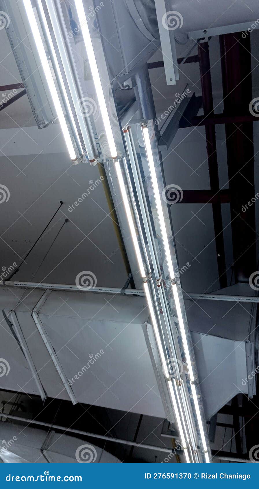 The Top Ceiling of the Mill, Made of Metal Stock Photo - Image of ...
