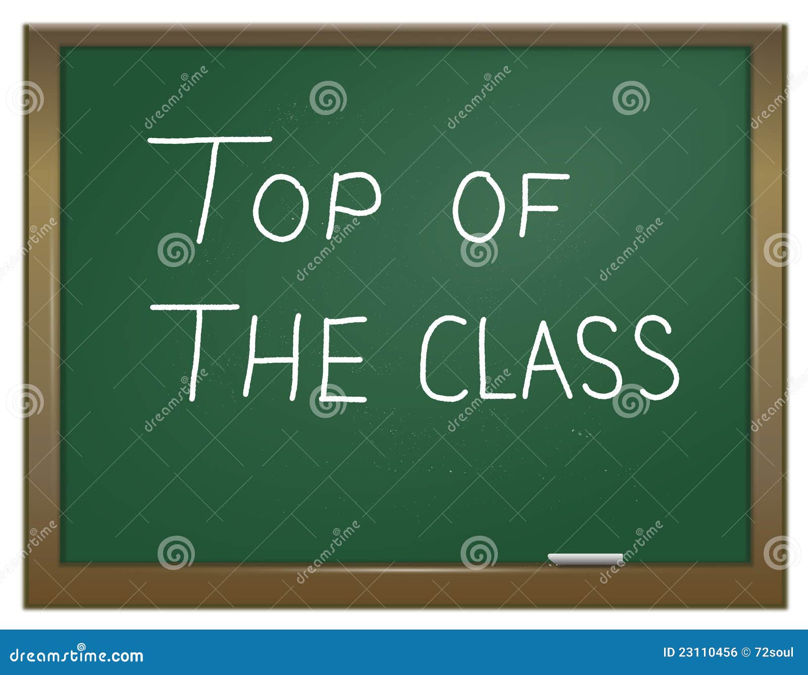 Top of the class. stock illustration. Illustration of frame - 23110456
