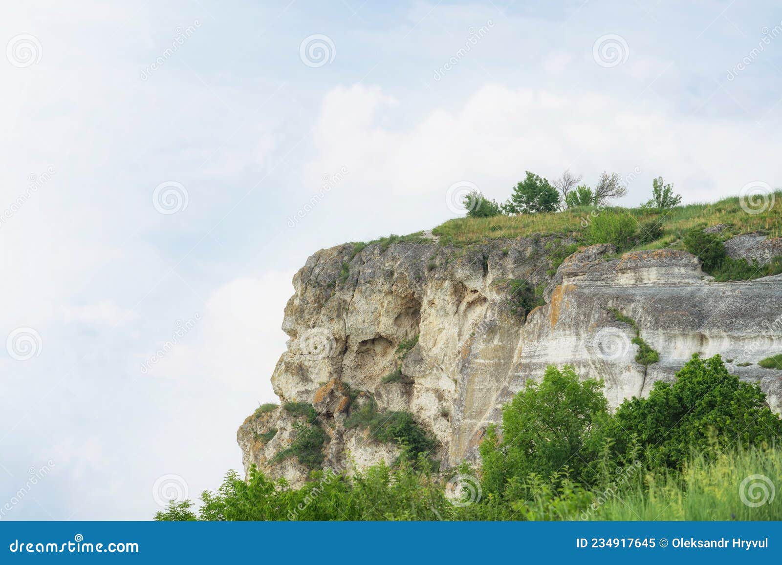 The Top of the Cliff in Front of the Abyss. Concept of the Pinnacle of ...