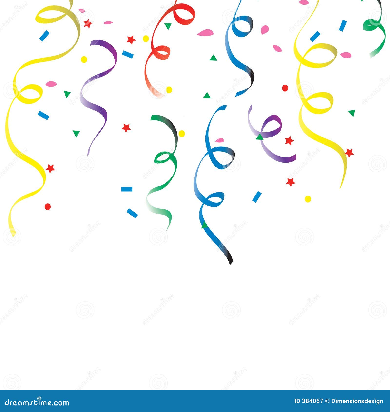 Top confetti stock vector. Illustration of celebration - 384057