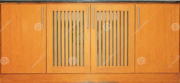 Top Counter and Wooden Doors Stock Image - Image of design, cook: 27473221