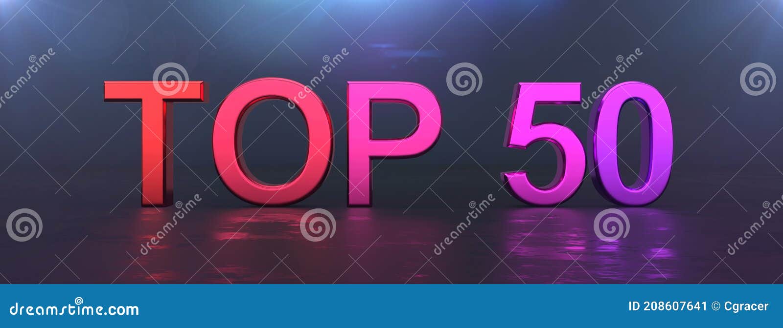 Top 50 stock illustration. Illustration of award, achievement - 208607641