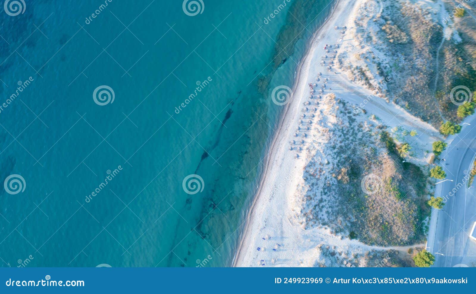 Top down beach, sea stock image. Image of snow, arctic - 249923969
