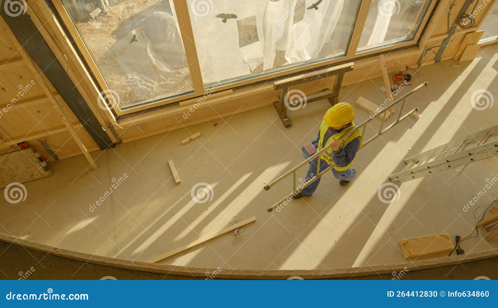 TOP DOWN: Contractor Catches Electrical Installation Tubing Falling ...