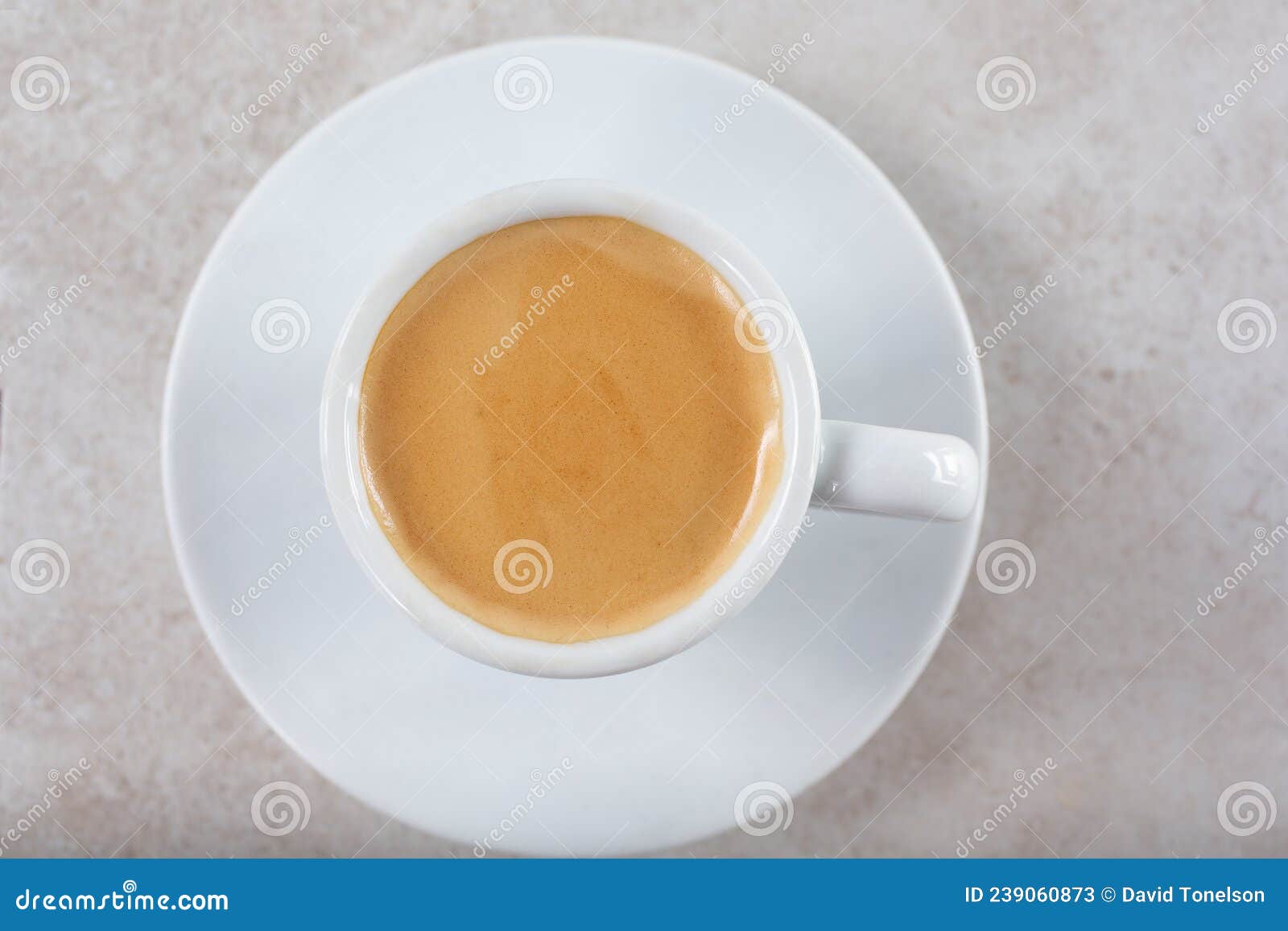 Top down espresso mug stock image. Image of beverage - 239060873
