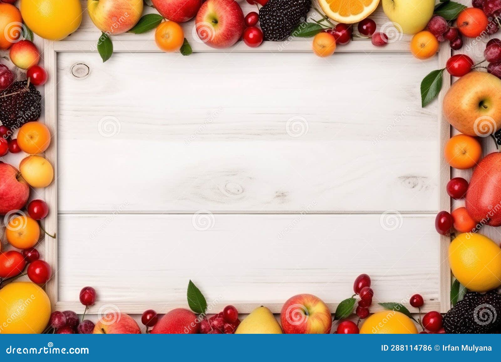 Top-down Flat View of a White Empty Template for Product or Text Stock ...