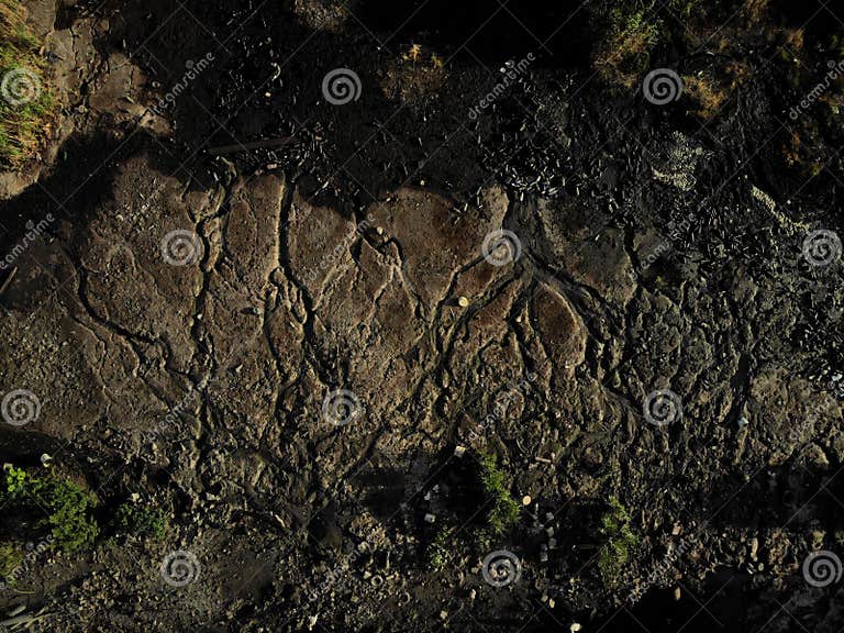Top Down Point of View of a Destroyed Land, Land and Environmental ...