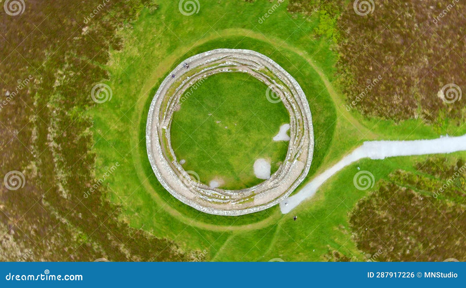 Grianan of Aileach, Ancient Drystone Ring Fort, Inishowen, Co. Donegal ...