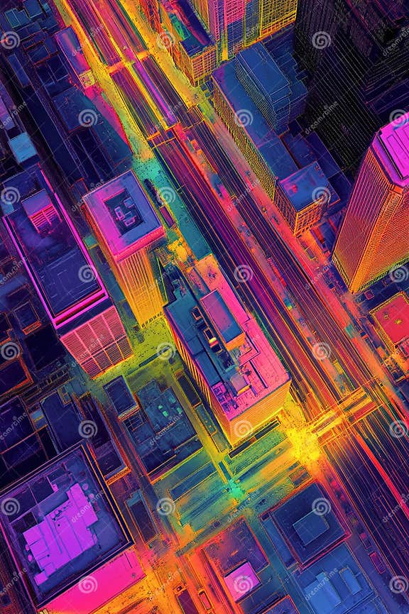 Top-down Technical Aerial Visualization of Cityscape with LiDAR-based ...