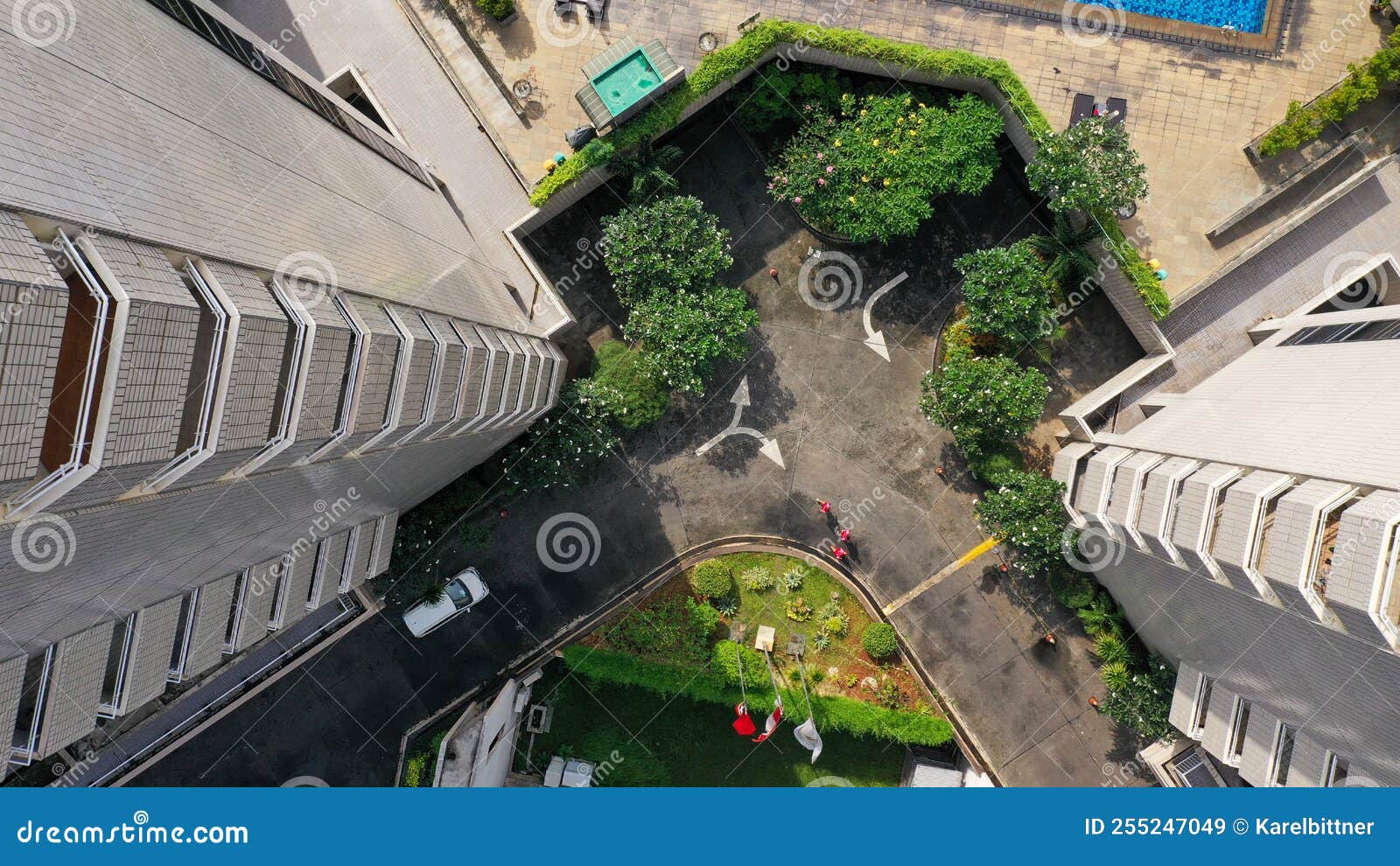 Top Down View Above Tall Buildings in Jakarta Editorial Stock Image ...