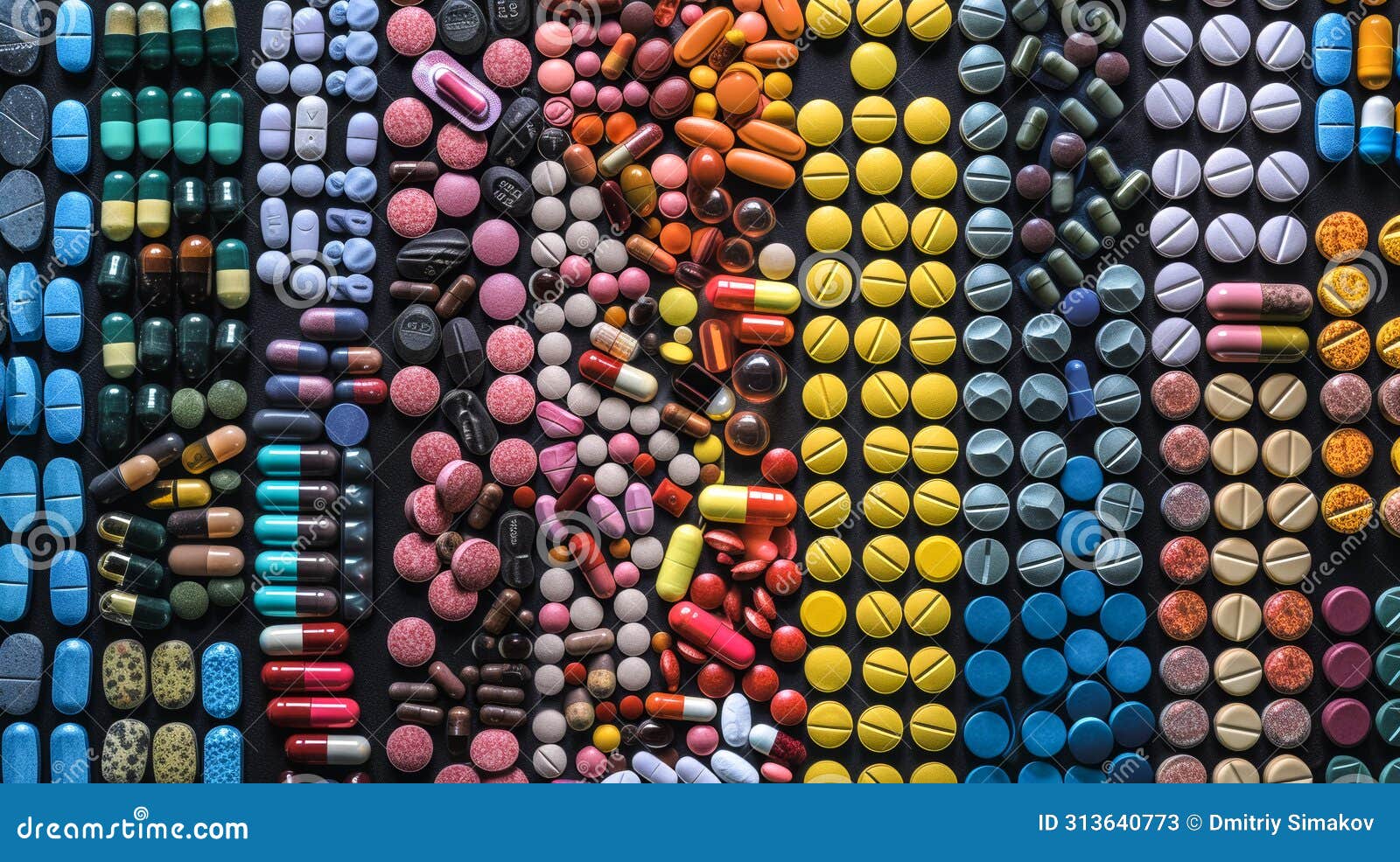 Top-down view Array stock image. Image of nutritional - 313640773