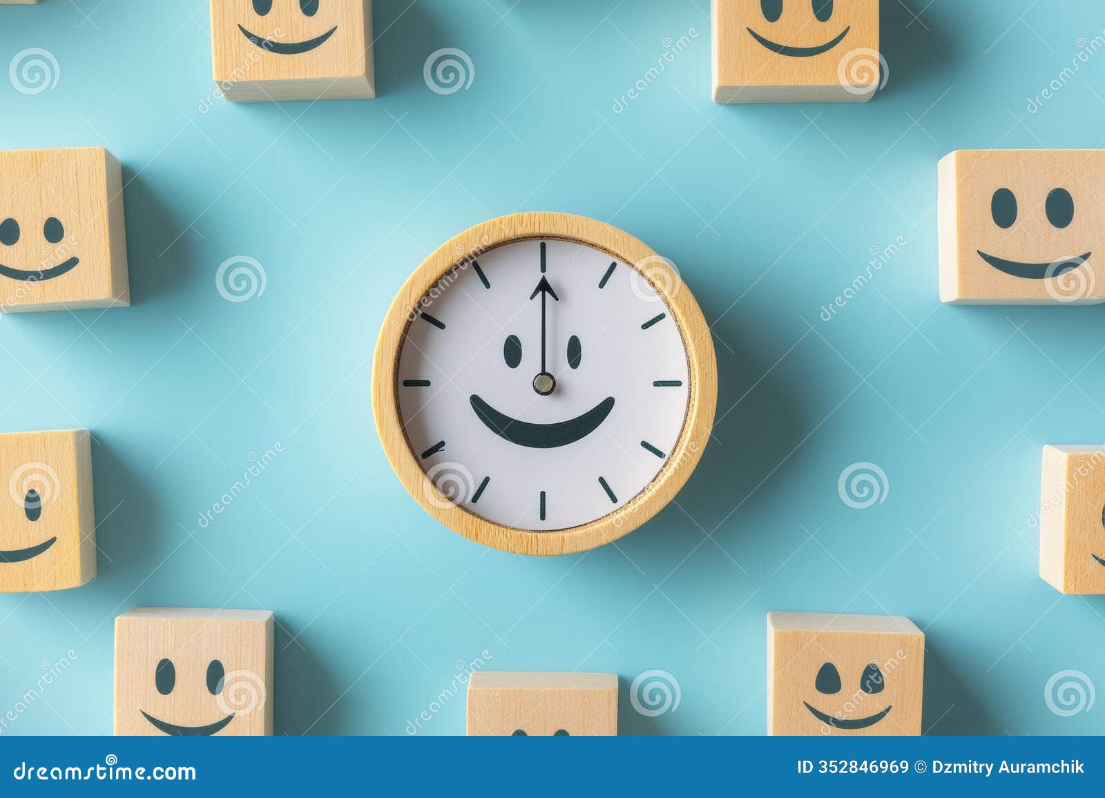 A Top-down View of a Barometer Displaying Happy and Sad Faces ...