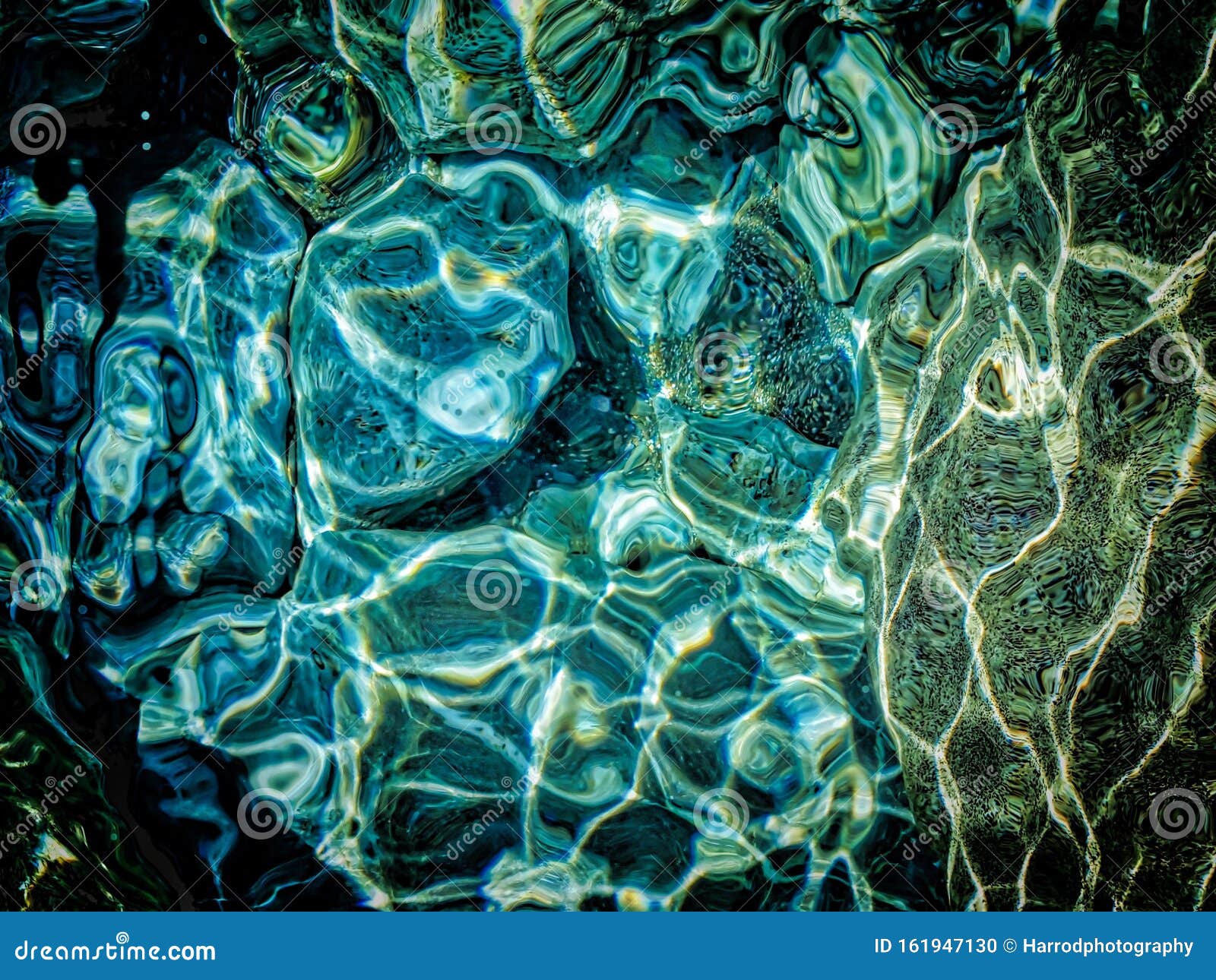 Top Down View of Clear Water Stock Photo - Image of ocean, purity ...