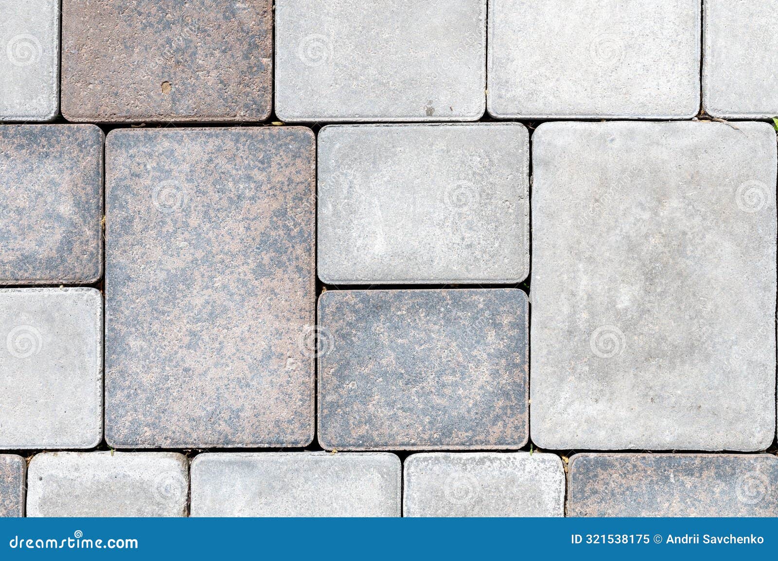 Grey and Brown Cobblestone Pavement Forming a Textured Background Stock ...