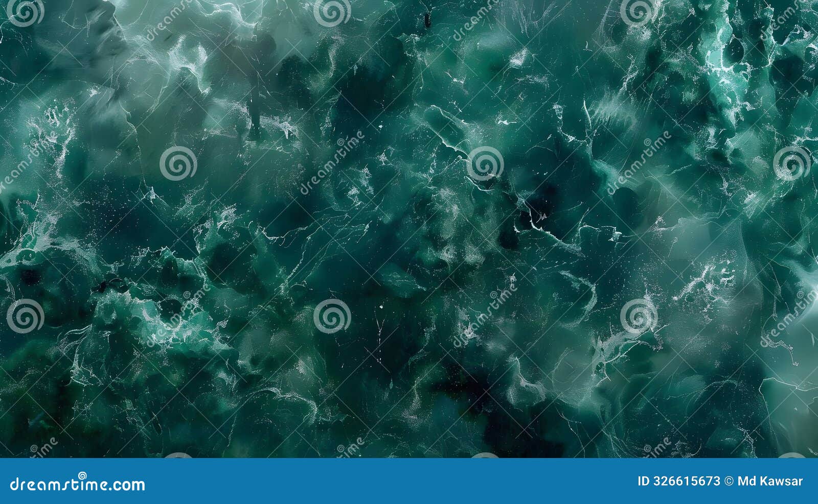 Abstract Green Marble Texture with Clouds Stock Illustration ...