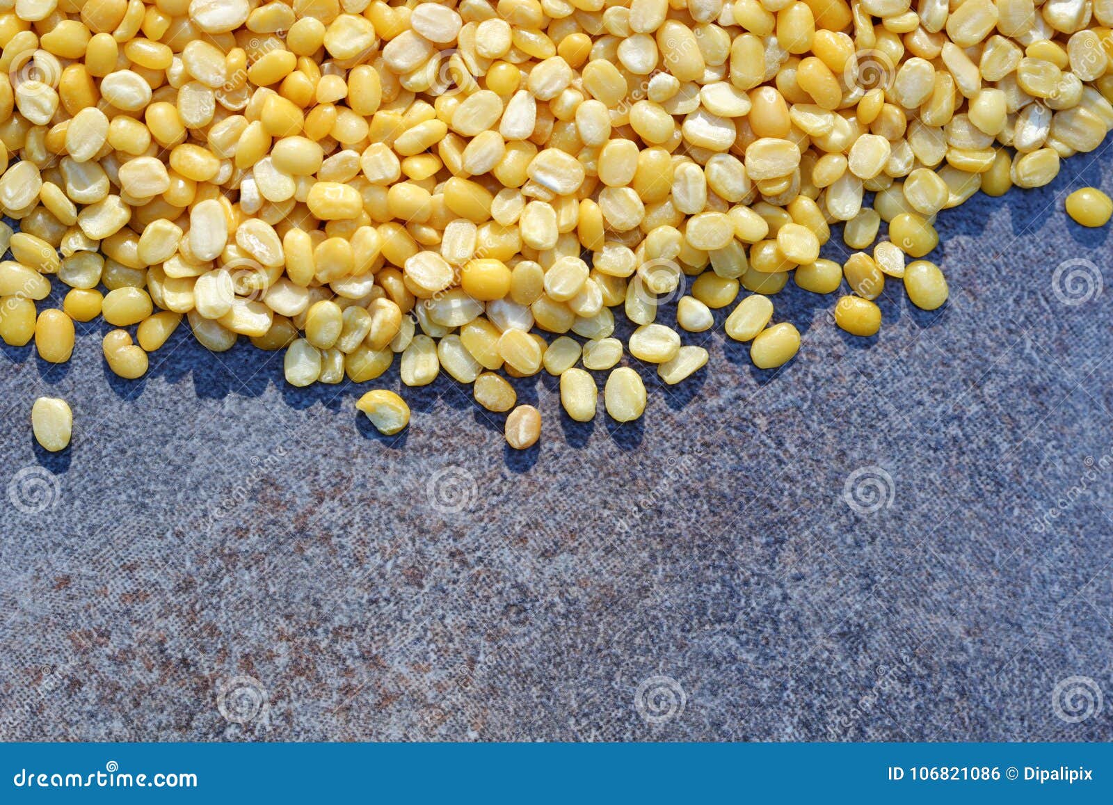 Yellow Mung beans stock photo. Image of dhal, moong - 106821086