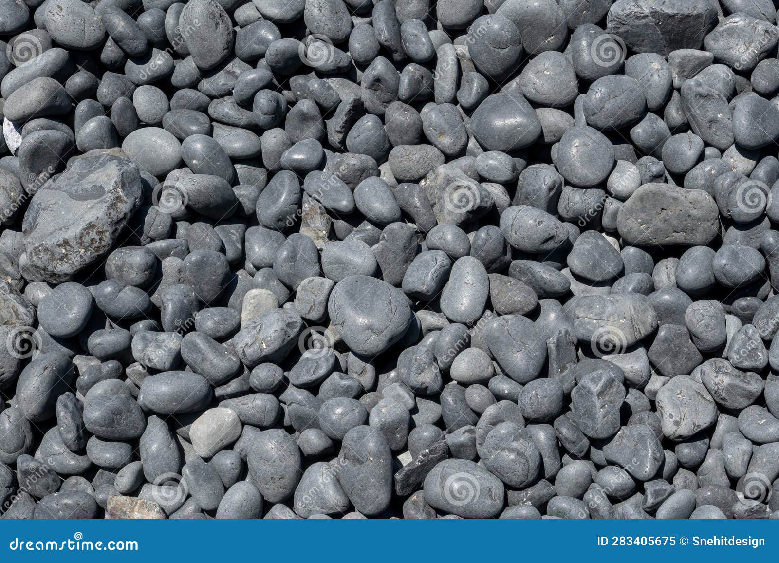 Shiny Pebbles From The Beach With A Wave On Top. Background. Textures ...