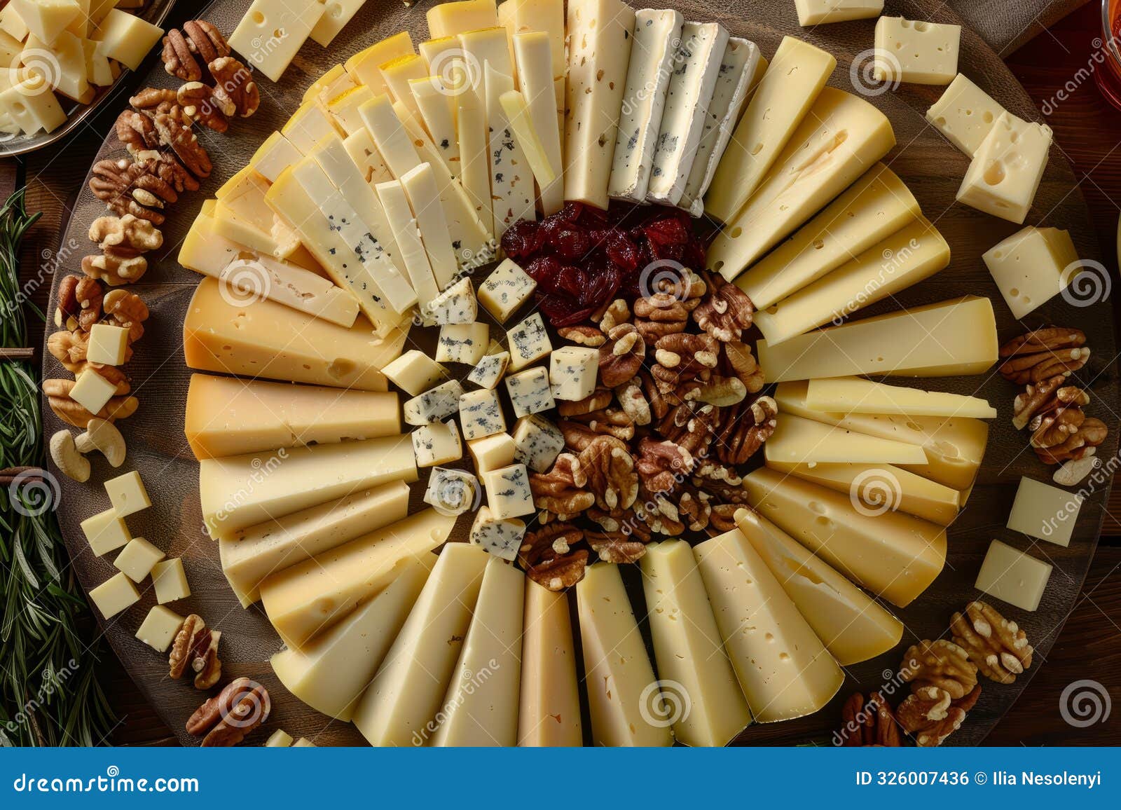 Assortment Of Cheeses. Various Types Of Cheese On White Background. AI ...