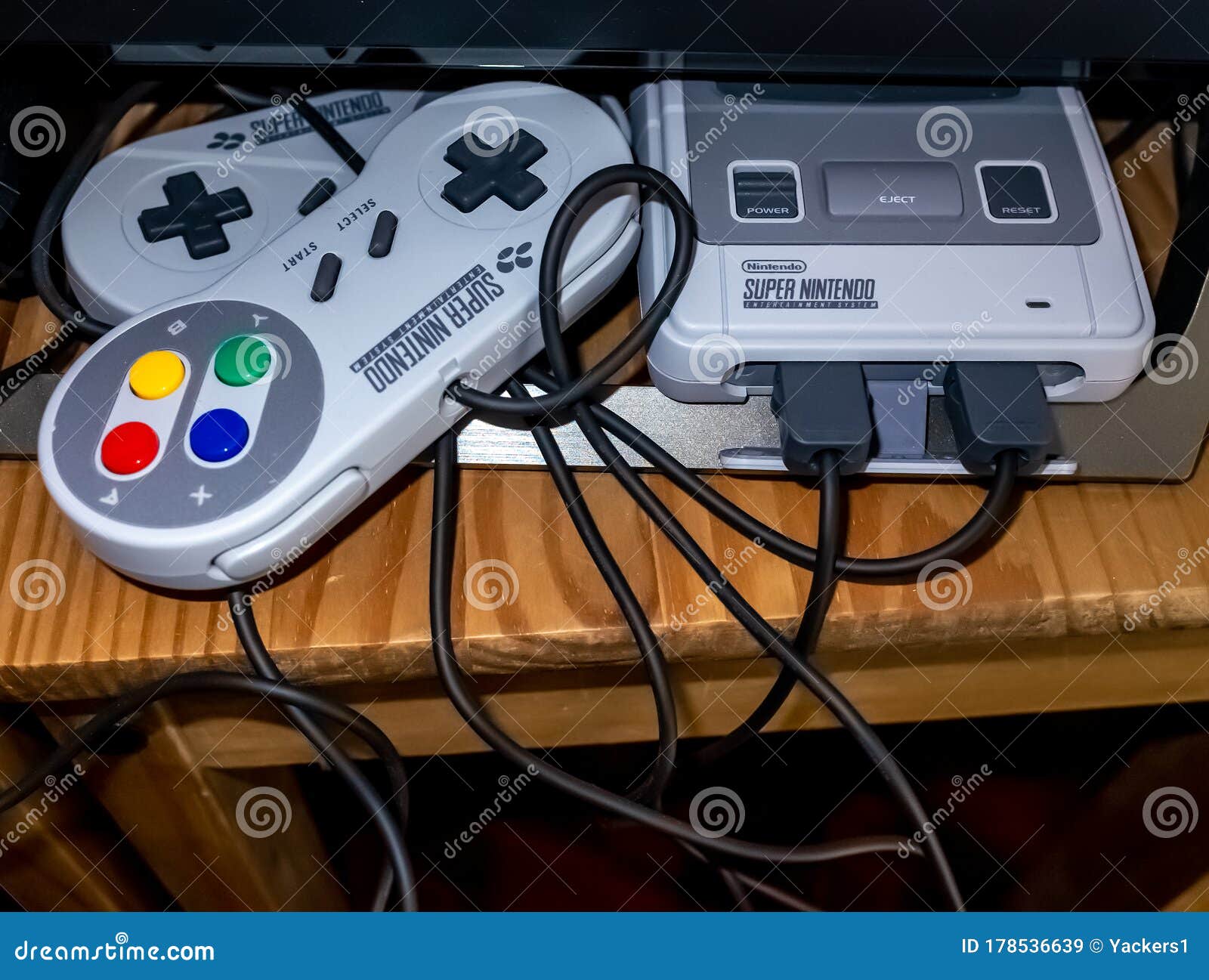 Top Down View of Retro Gaming Console Editorial Stock Image - Image of ...