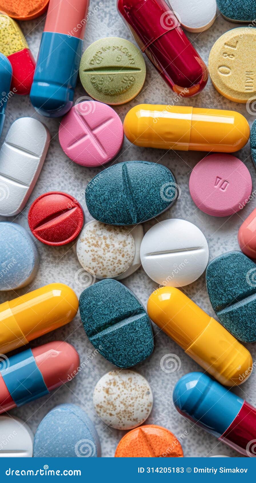 Top-down view of stock image. Image of nutritional, anticoagulants ...