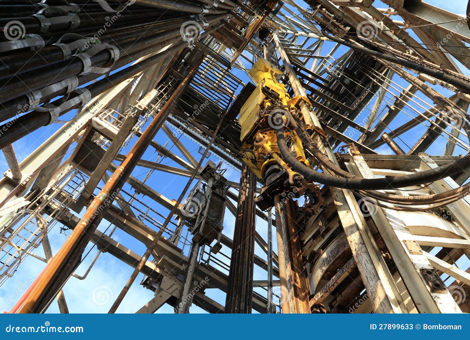 Top Drive System (TDS) stock image. Image of petroleum - 27899633