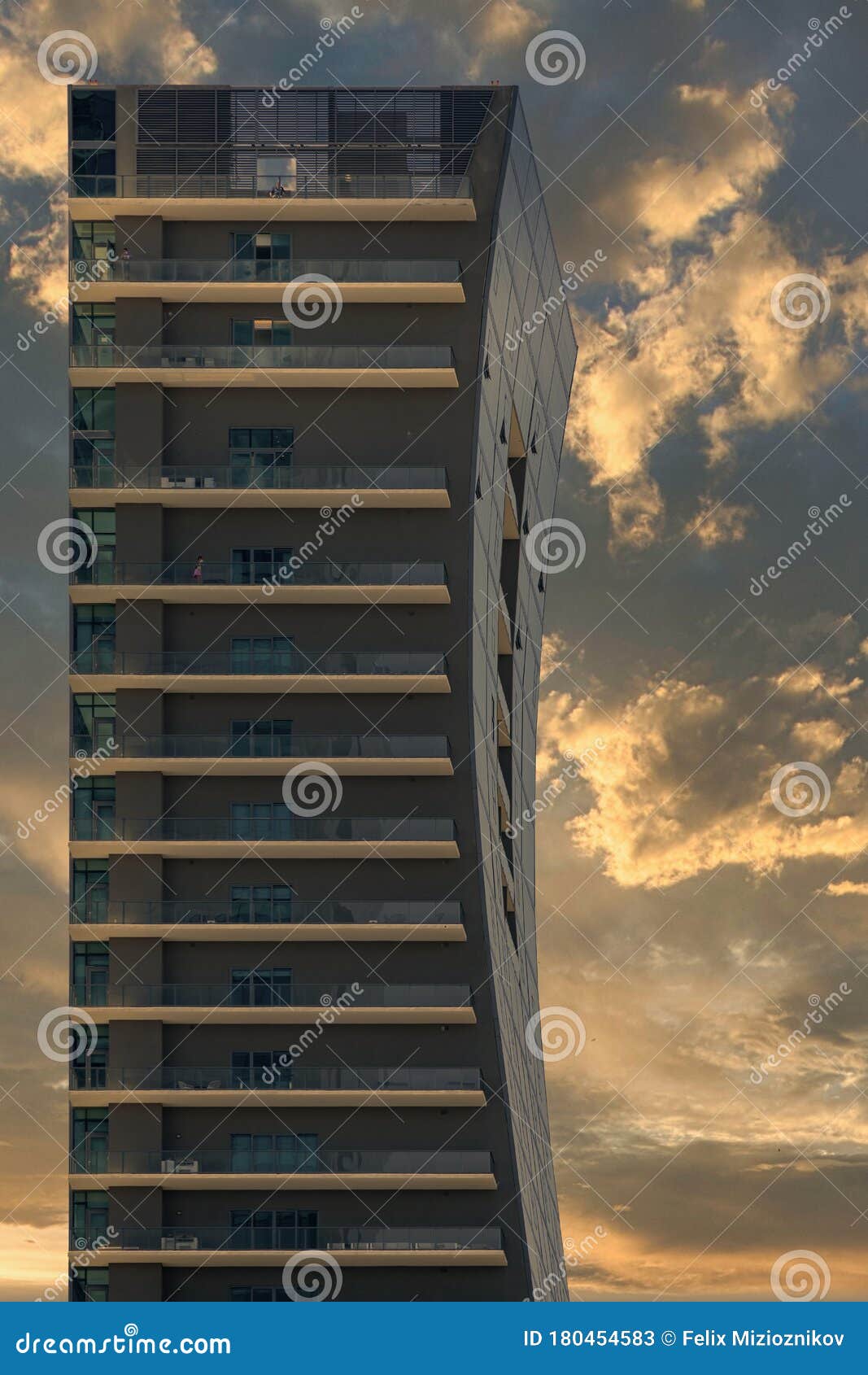 Top of Echo Brickell Residences Brickell Miami FL Editorial Stock Photo ...