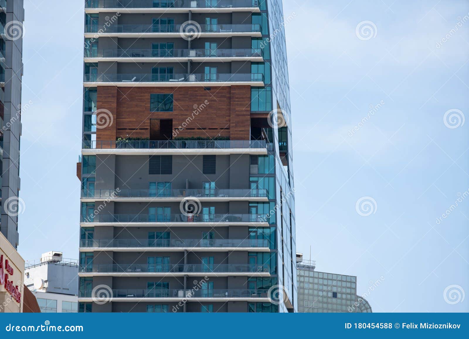 Top of Echo Brickell Residences Brickell Miami FL Editorial Stock Photo ...