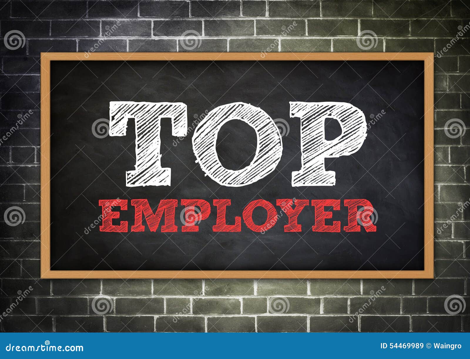 TOP EMPLOYER stock illustration. Illustration of class - 54469989