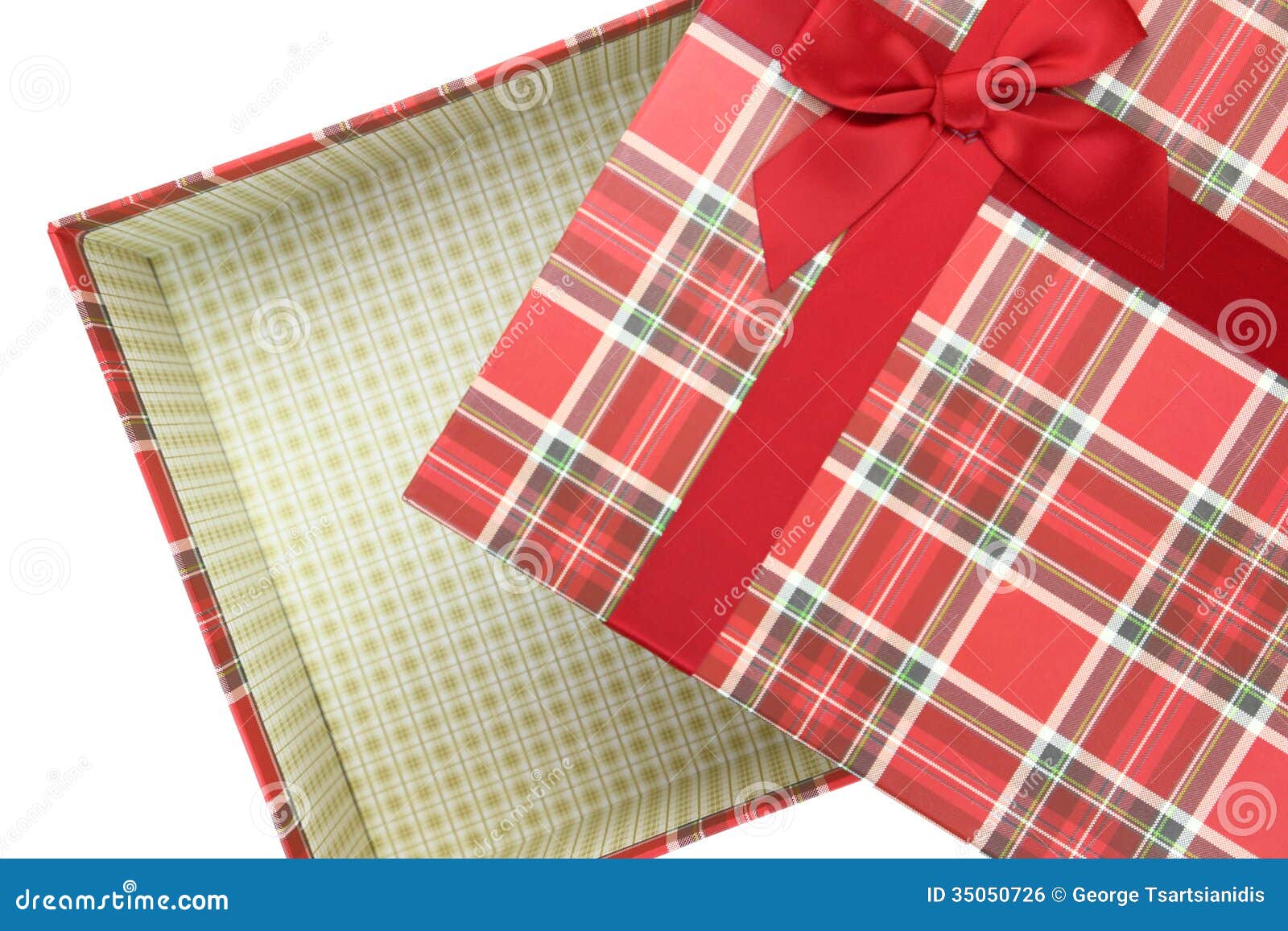 Top of empty present box stock photo. Image of seasonal - 35050726