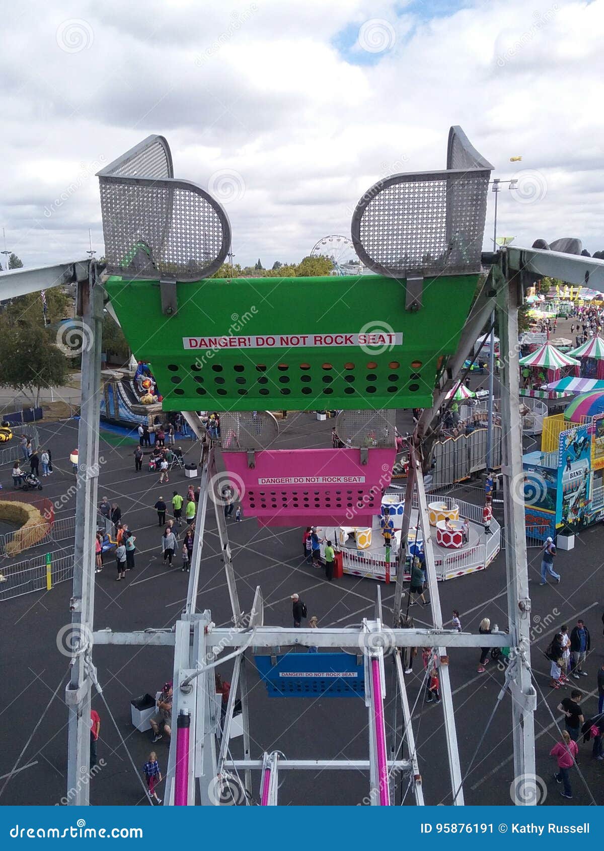 Top of the ferris wheel editorial photo. Image of ferris - 95876191