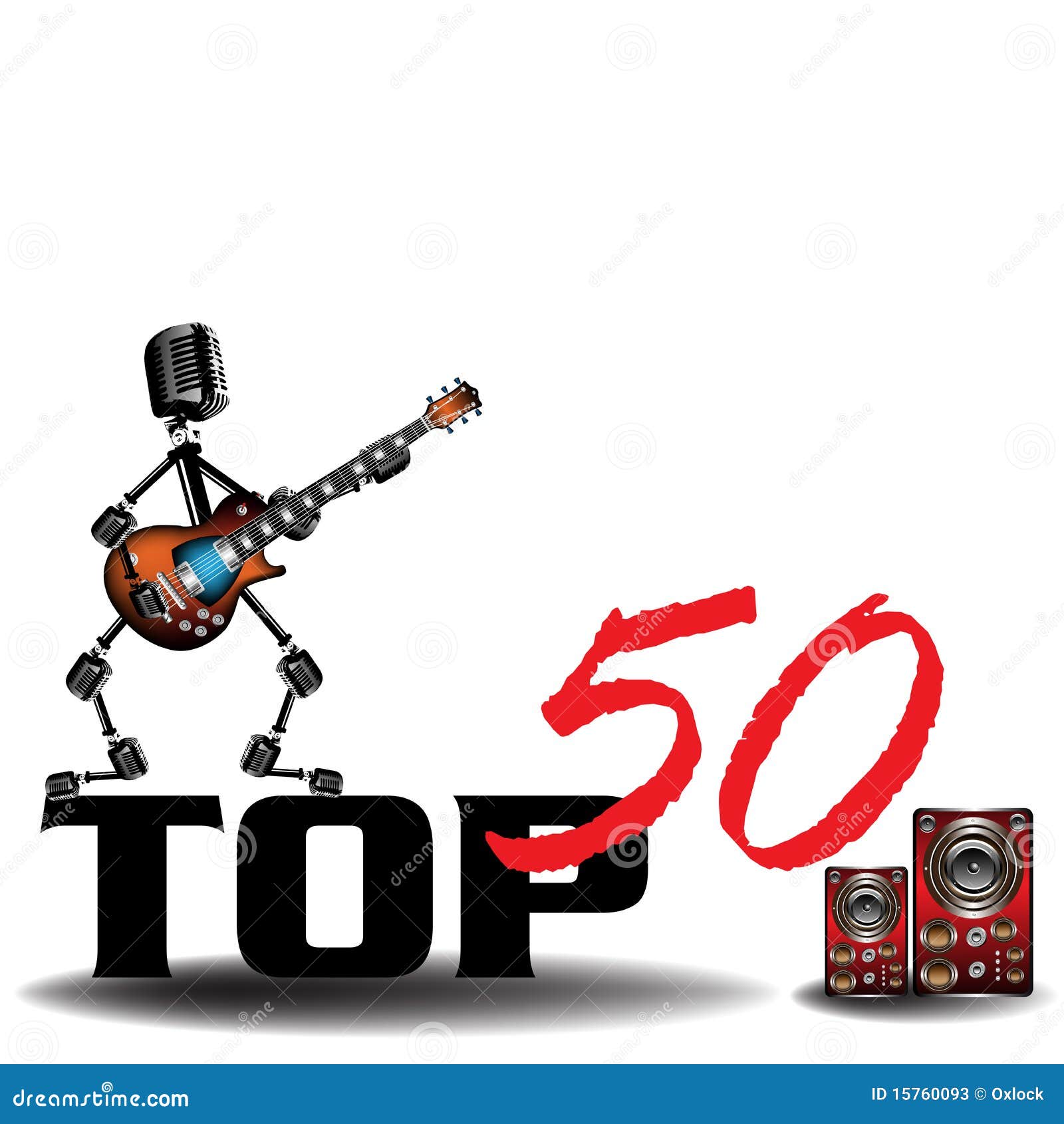 Top fifty stock vector. Illustration of concept, loud - 15760093