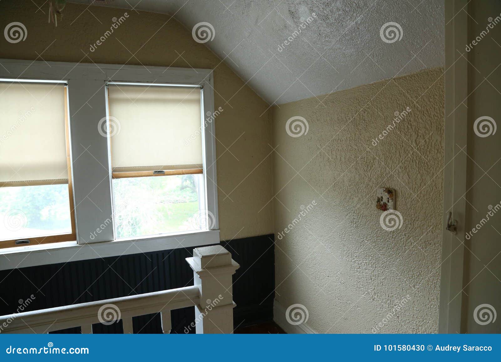 Top floor windows stock photo. Image of interior, background - 101580430