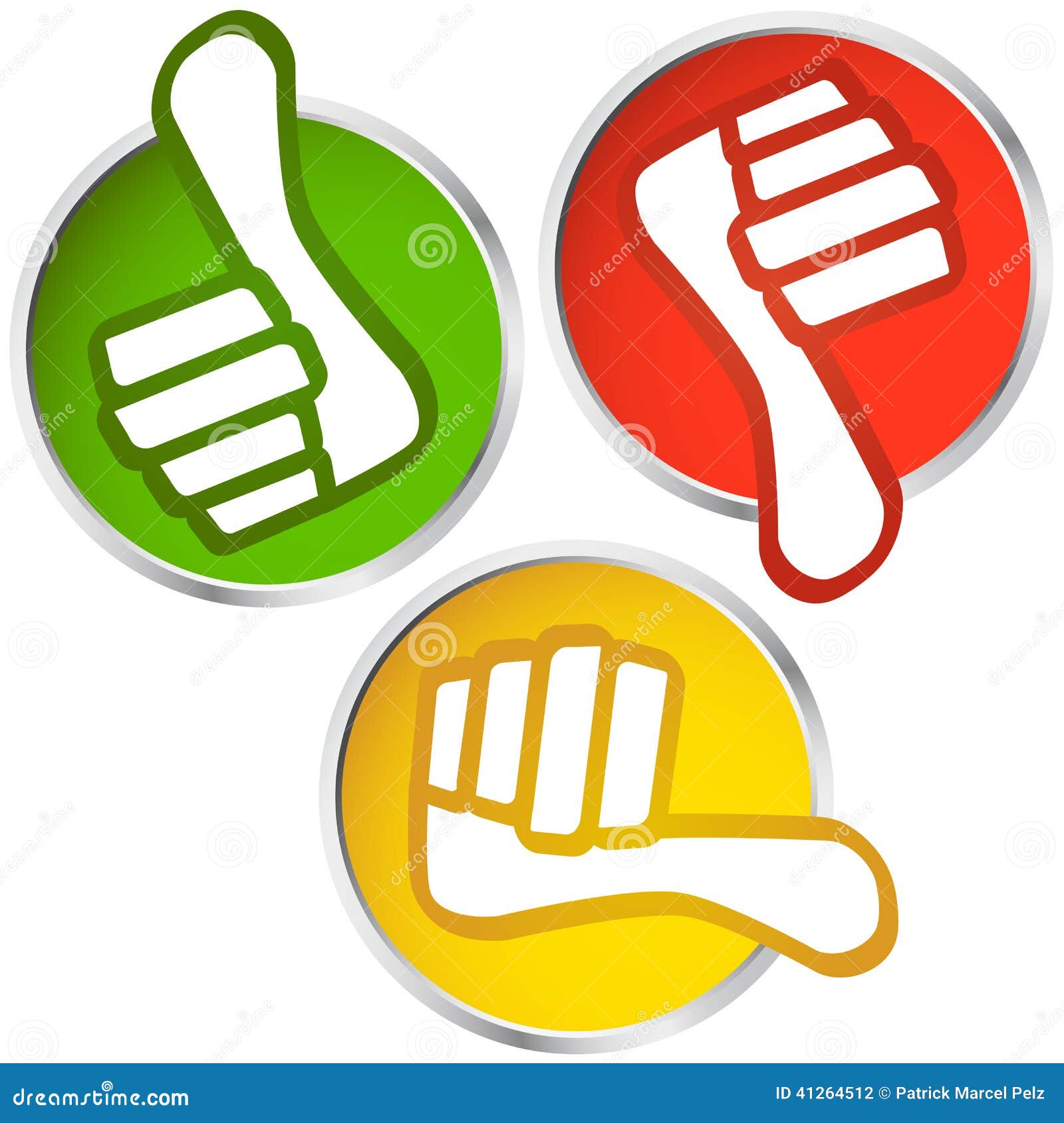 Top or flop buttons stock vector. Illustration of refuse - 41264512