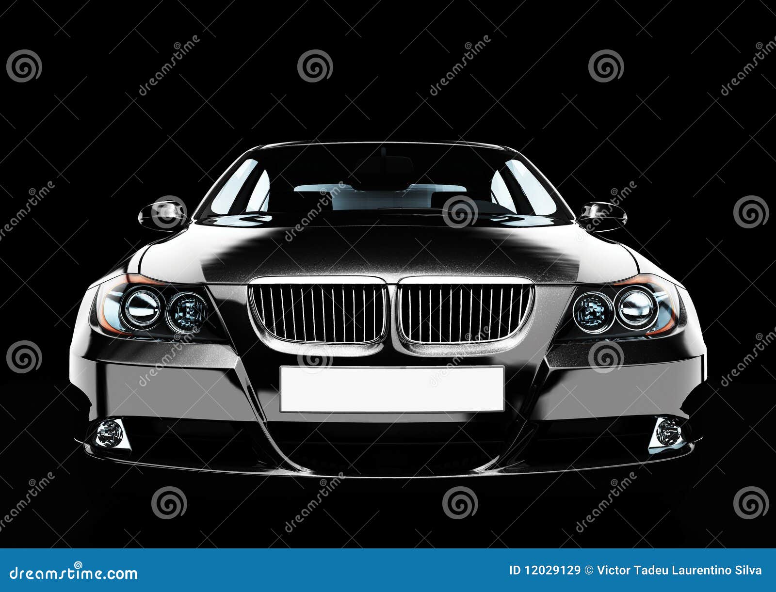 Top-front View Of A Luxury Sedan Car Royalty-Free Stock Photography ...