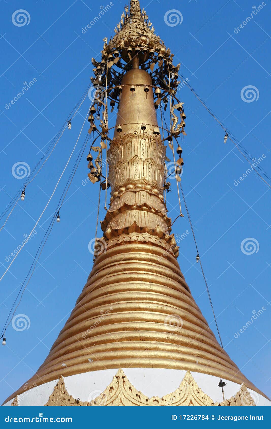 Top of golden stupa stock photo. Image of burma, spiritual - 17226784