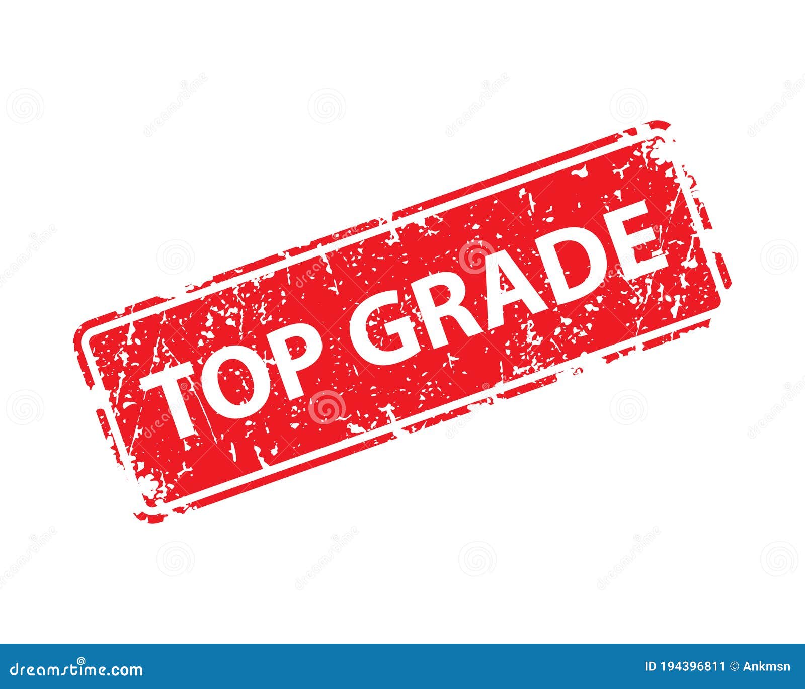 Top Grade Stamp Vector Texture. Rubber Cliche Imprint Stock Vector ...