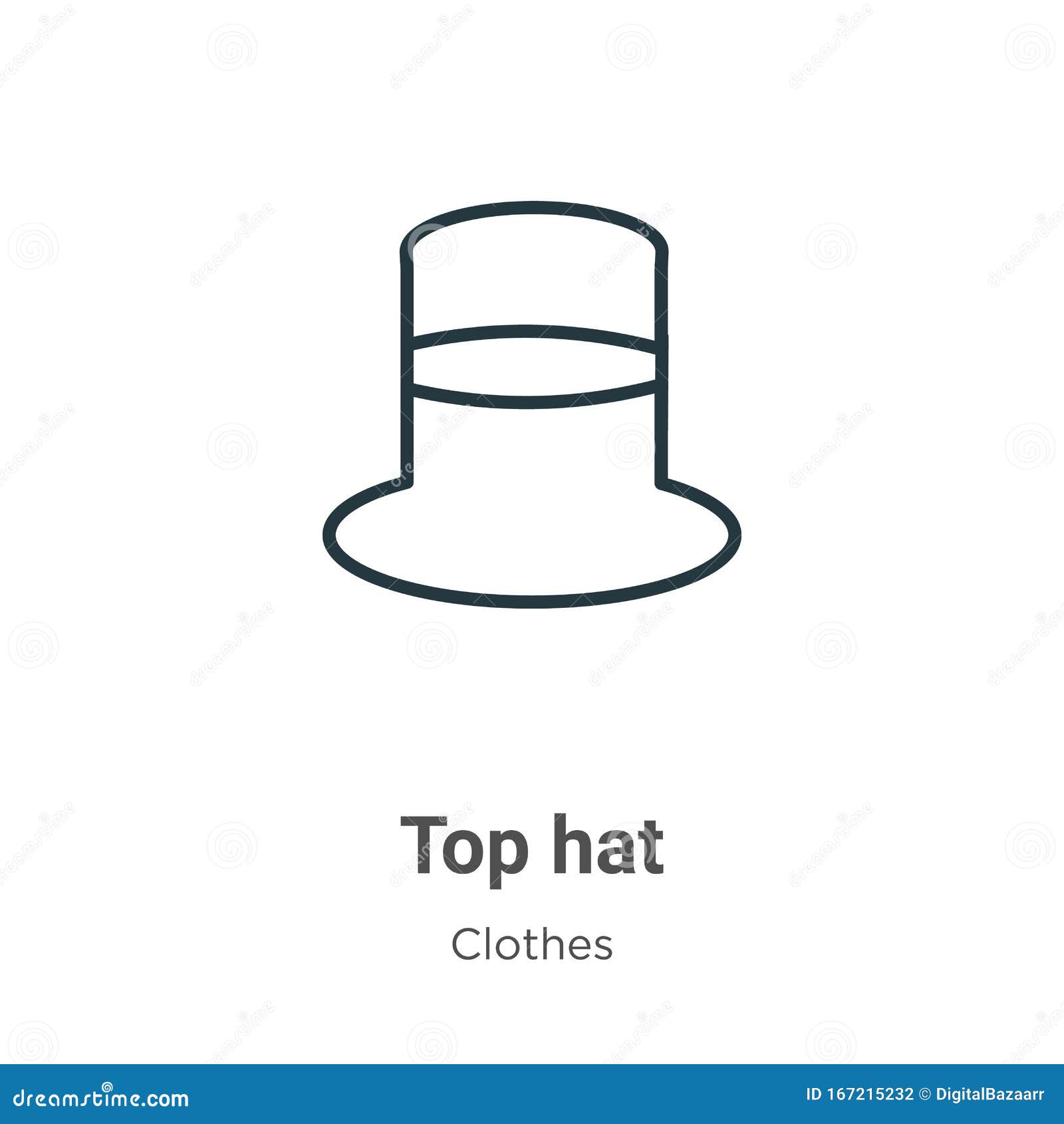Top Hat Outline Stock Illustrations – 4,643 Top Hat Outline Stock ...