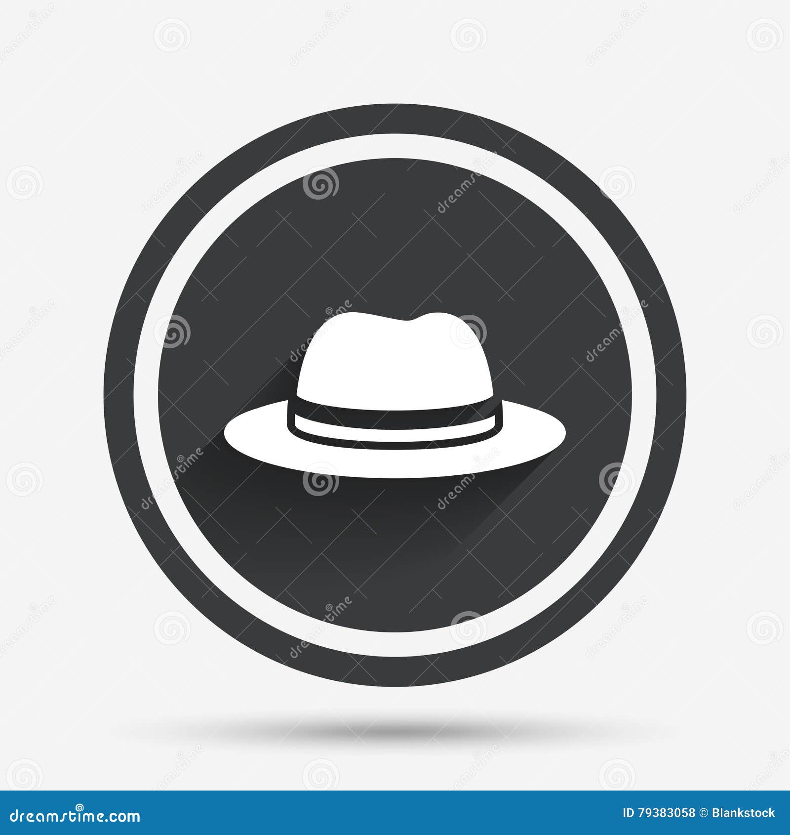 Top Hat Sign Icon. Classic Headdress Symbol Stock Vector - Illustration ...