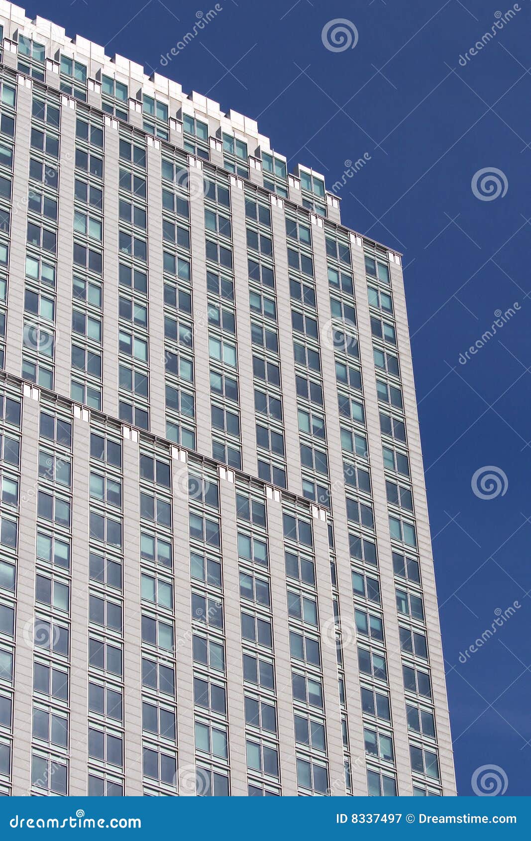 Top of highrise building stock image. Image of windows - 8337497