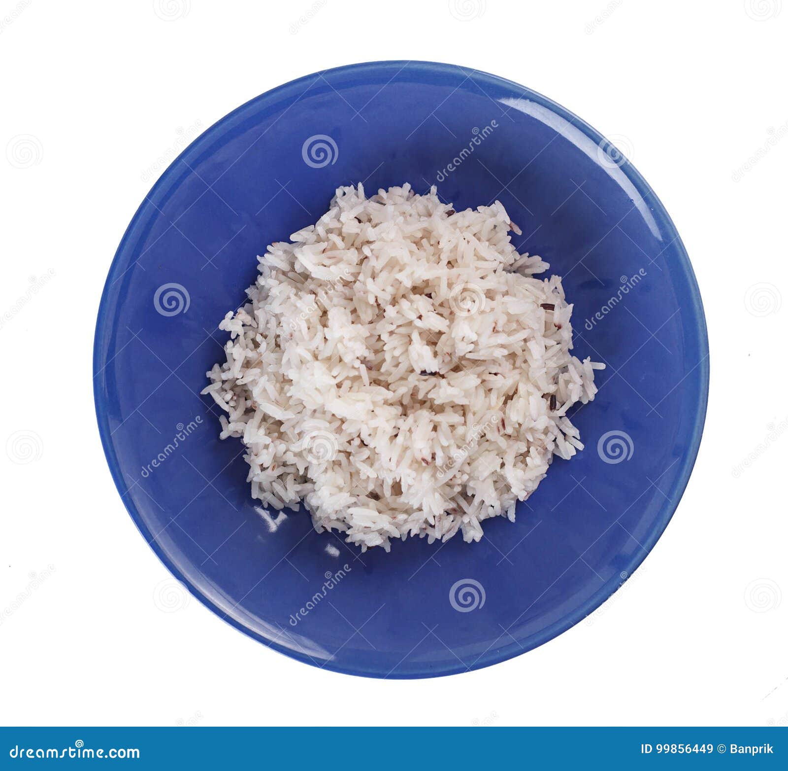 Top view of cooked rice stock image. Image of diet, steamed - 99856449