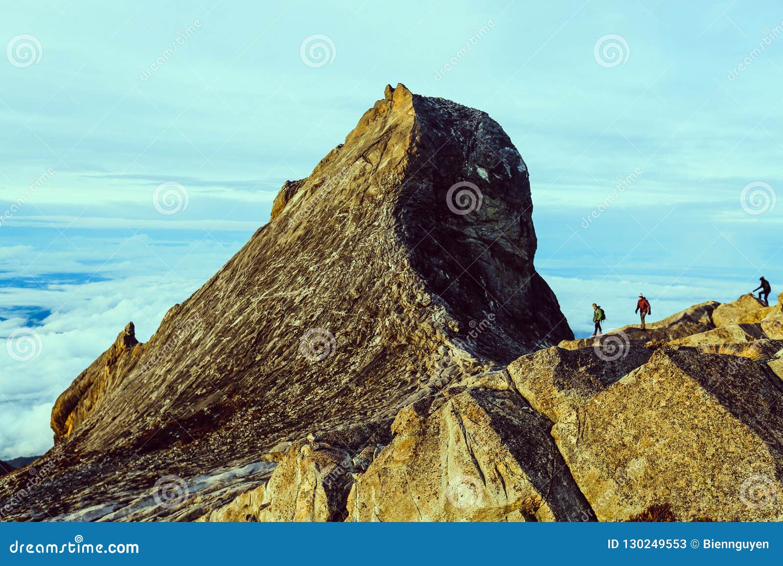On the Top of Kinabalu Mountain Editorial Stock Photo - Image of ...