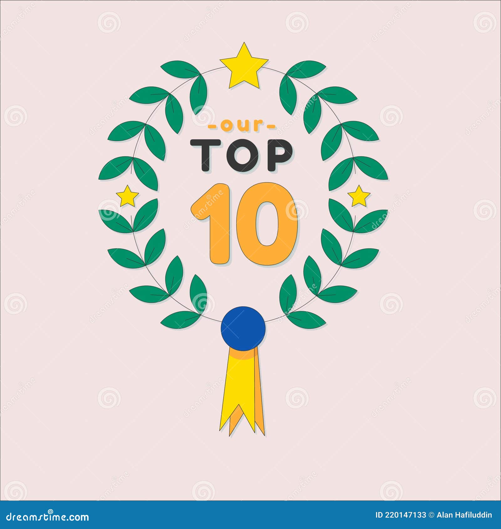 Top 10 Label Design Icon Vector Stock Vector - Illustration of banner ...