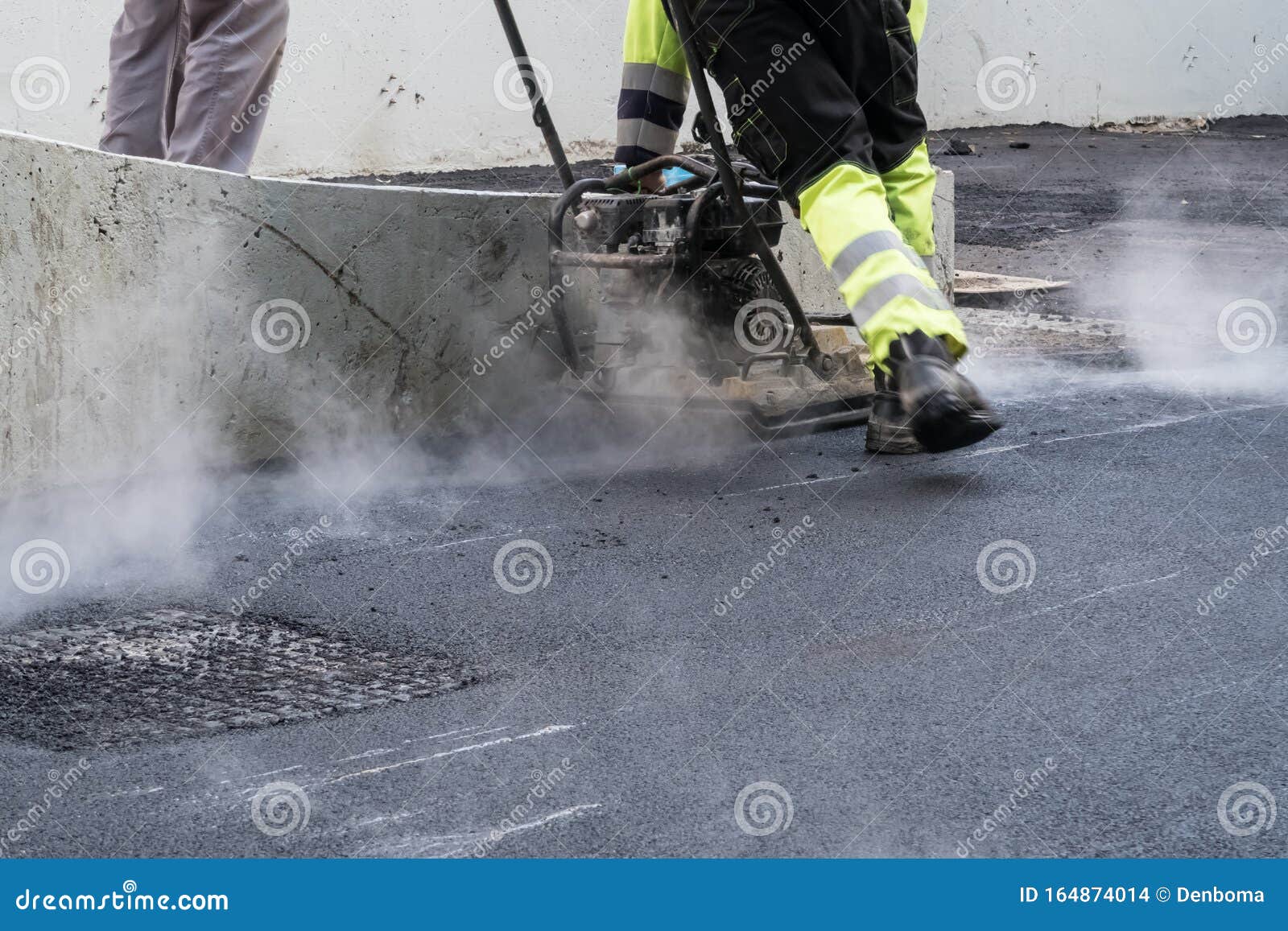 Top layer of asphalt stock photo. Image of driveway - 164874014