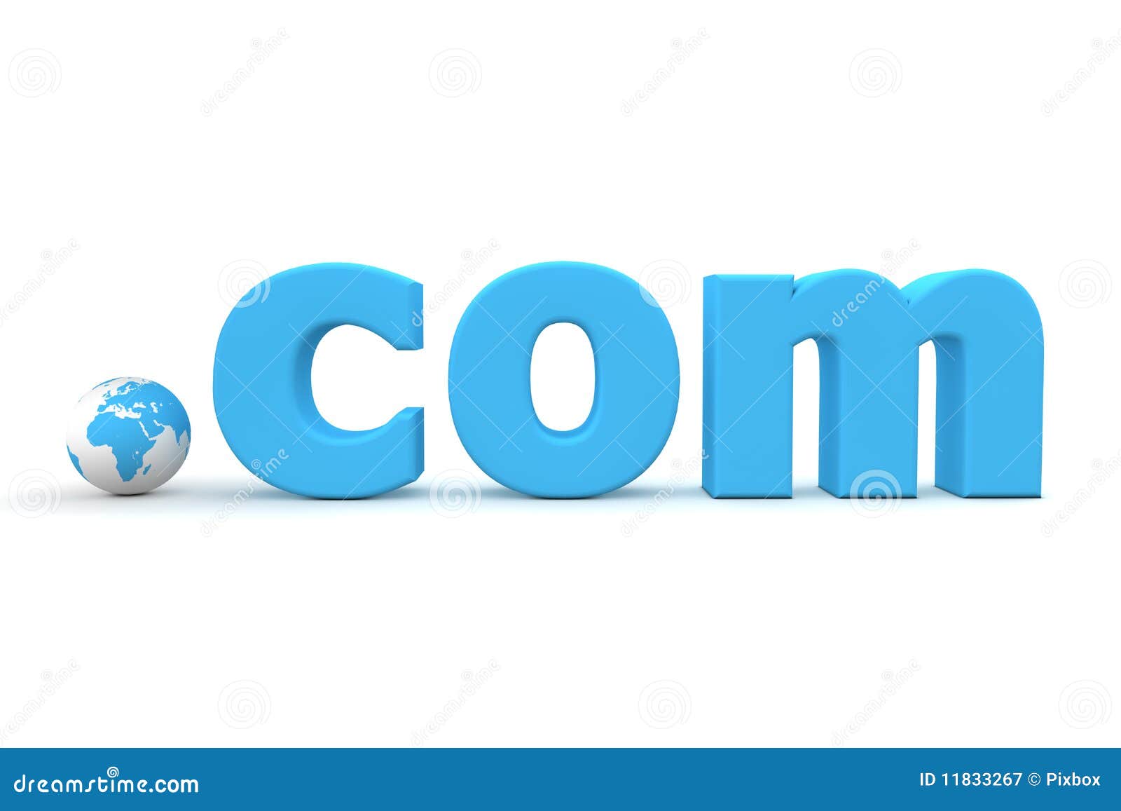Top-Level Domain - World Dot Com Stock Illustration - Illustration of ...
