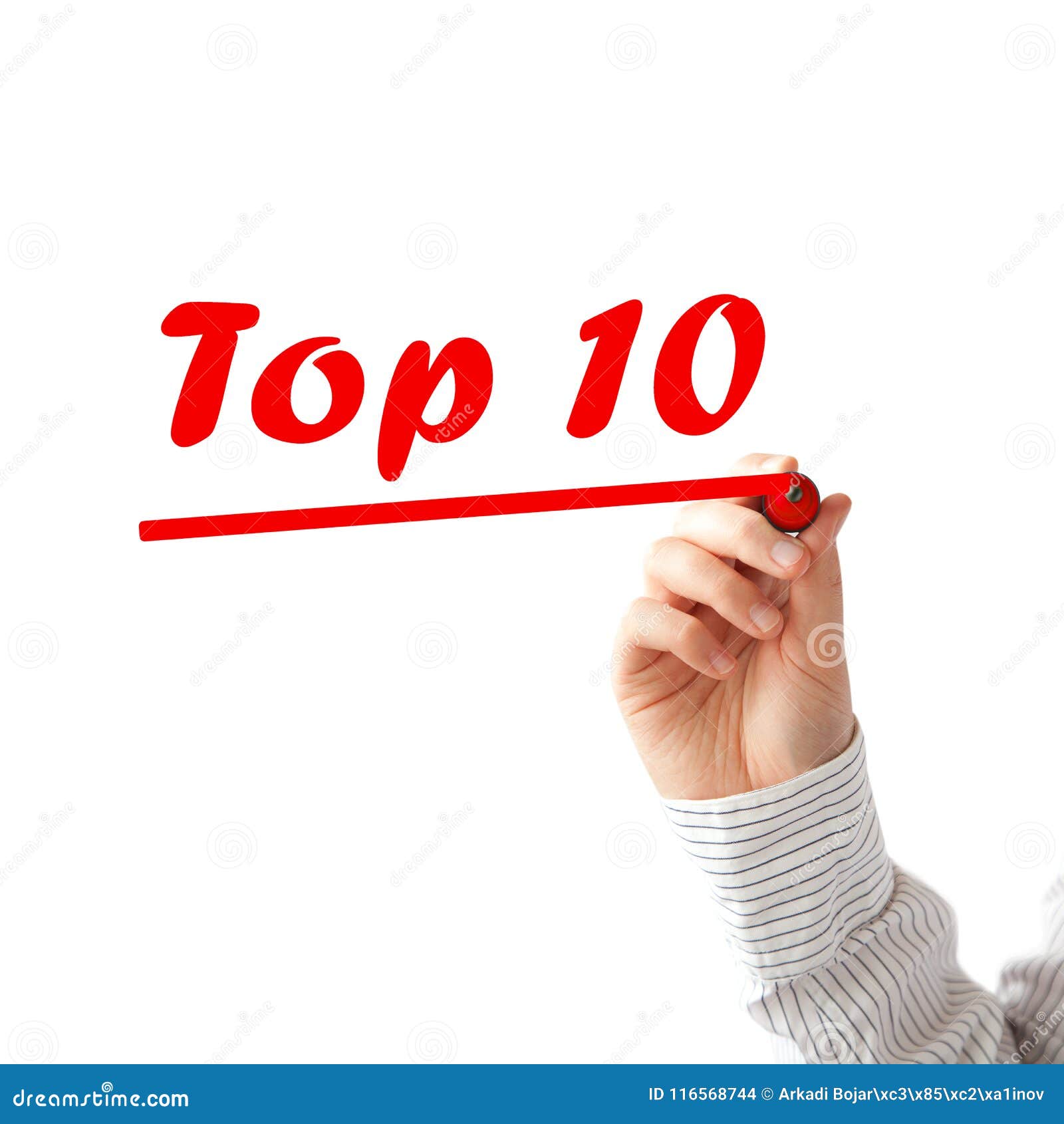 Top 10 list stock photo. Image of business, popular - 116568744