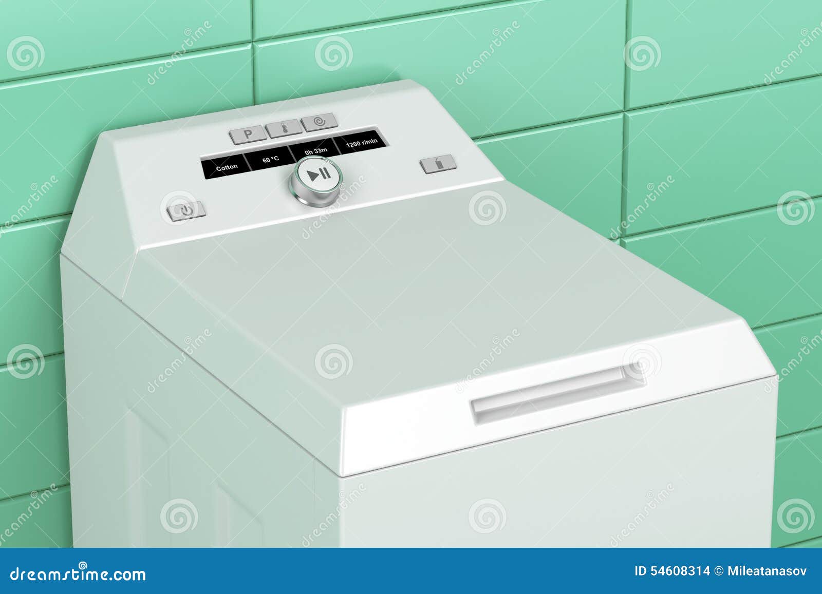 Top load washing machine stock illustration. Illustration of clothing ...