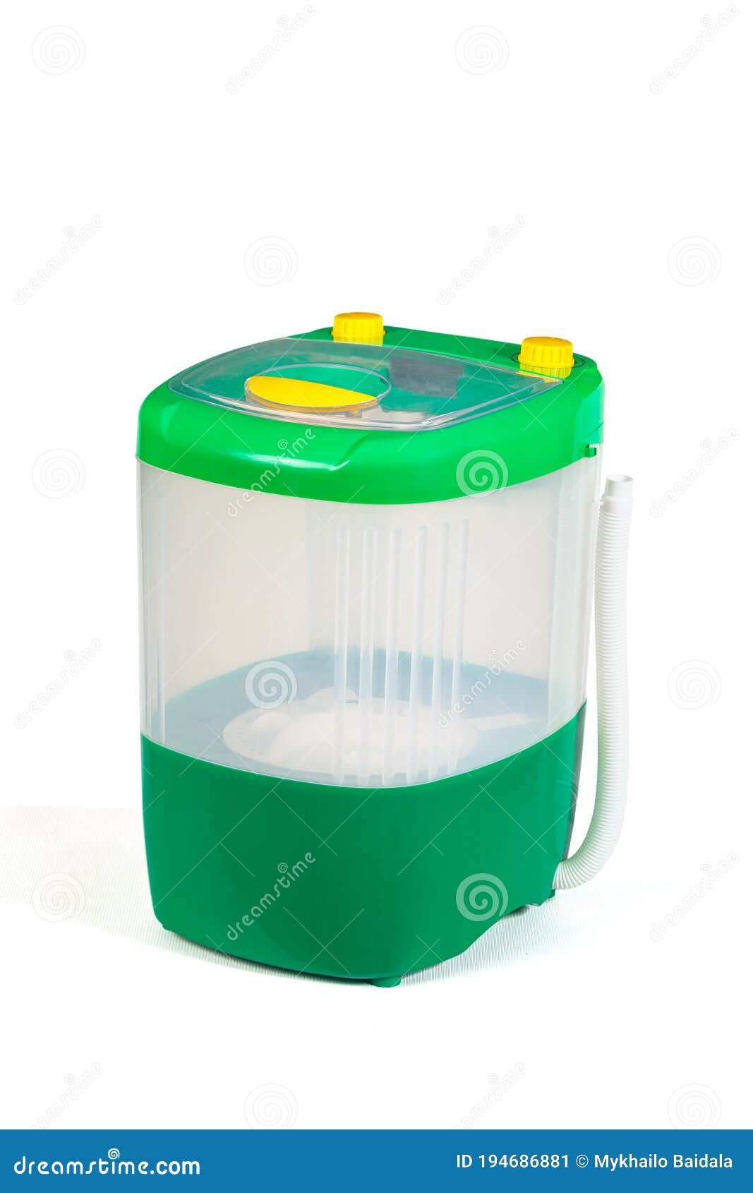 Top Loader Compact Washing Machine Isolated on White Background ...
